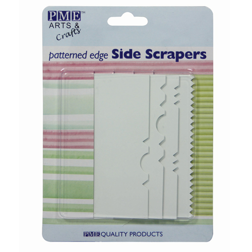 PME Pattern Edge Side Scraper Set 4 stuks - Bakgoed.nl
