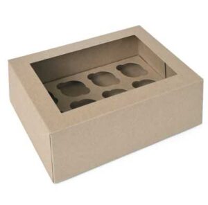 Eco-Line Cupcake Doos Voor 12 Mini Cupcakes - Bakgoed.nl