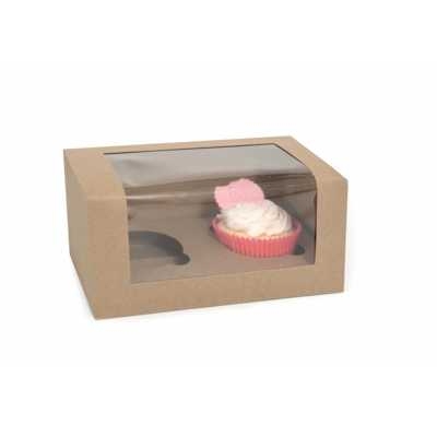 Eco-Line Cupcake Doos Voor 2 Cupcakes - Bakgoed.nl
