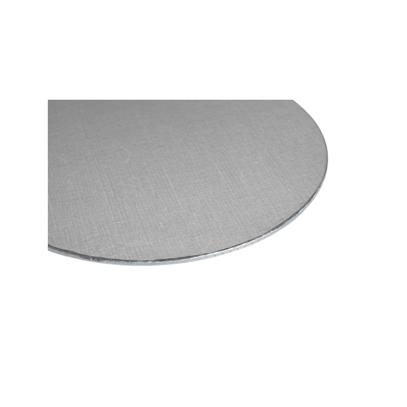 Cake Boards - Cake Board Rond Zilver Ø20 cm - Bakgoed.nl