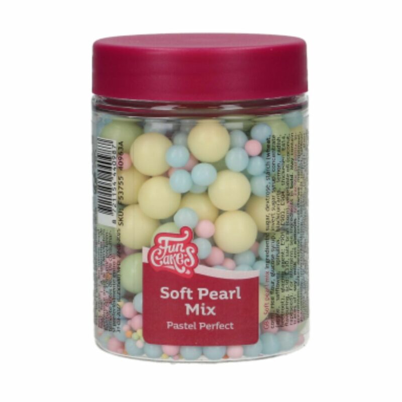 FunCakes Soft Pearls Mix Pastel Perfect - Suikerparels